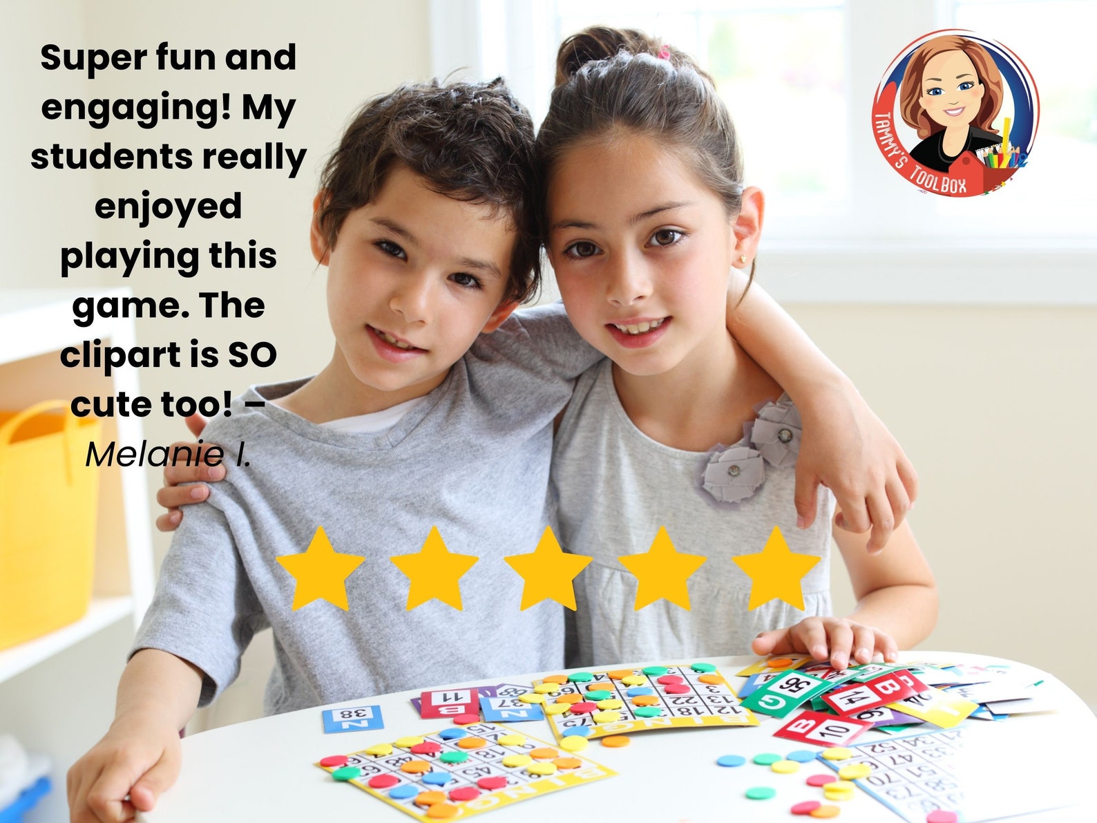 Bible Bingo, Bible Lesson Review Game for Kids, the Ten Commandments ...