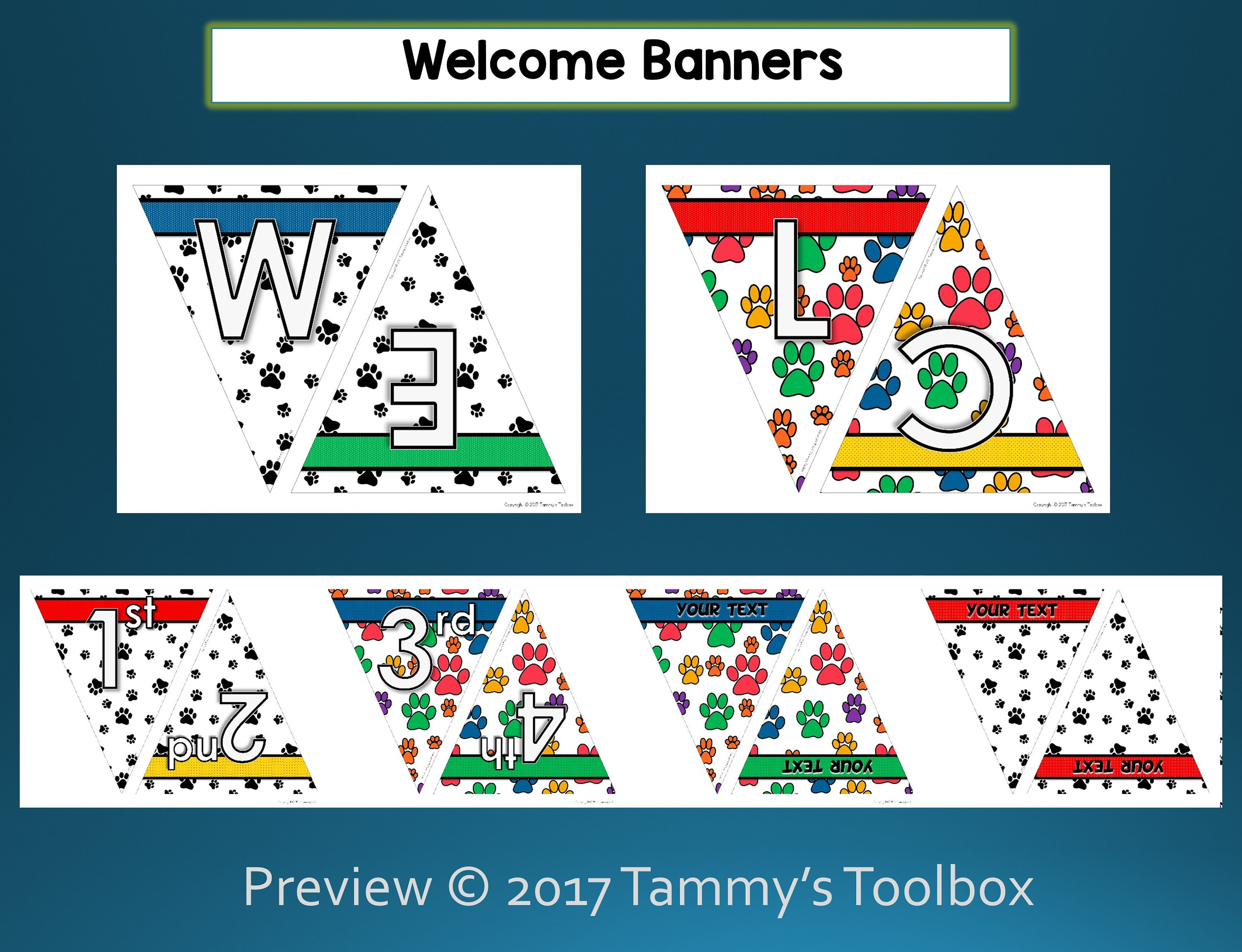 Dog Paws Theme Classroom Decor and Activities Bundle - Etsy