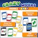 Decoding Nonsense Words Phonics Card Game for Classroom and Home. - Fun ...