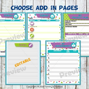 Student Planner and Agenda - Printable and Digital 2025-2026 With Free ...
