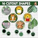 Jungle Safari Classroom Decor Bulletin Board Kit, Safari Bulletin Board ...