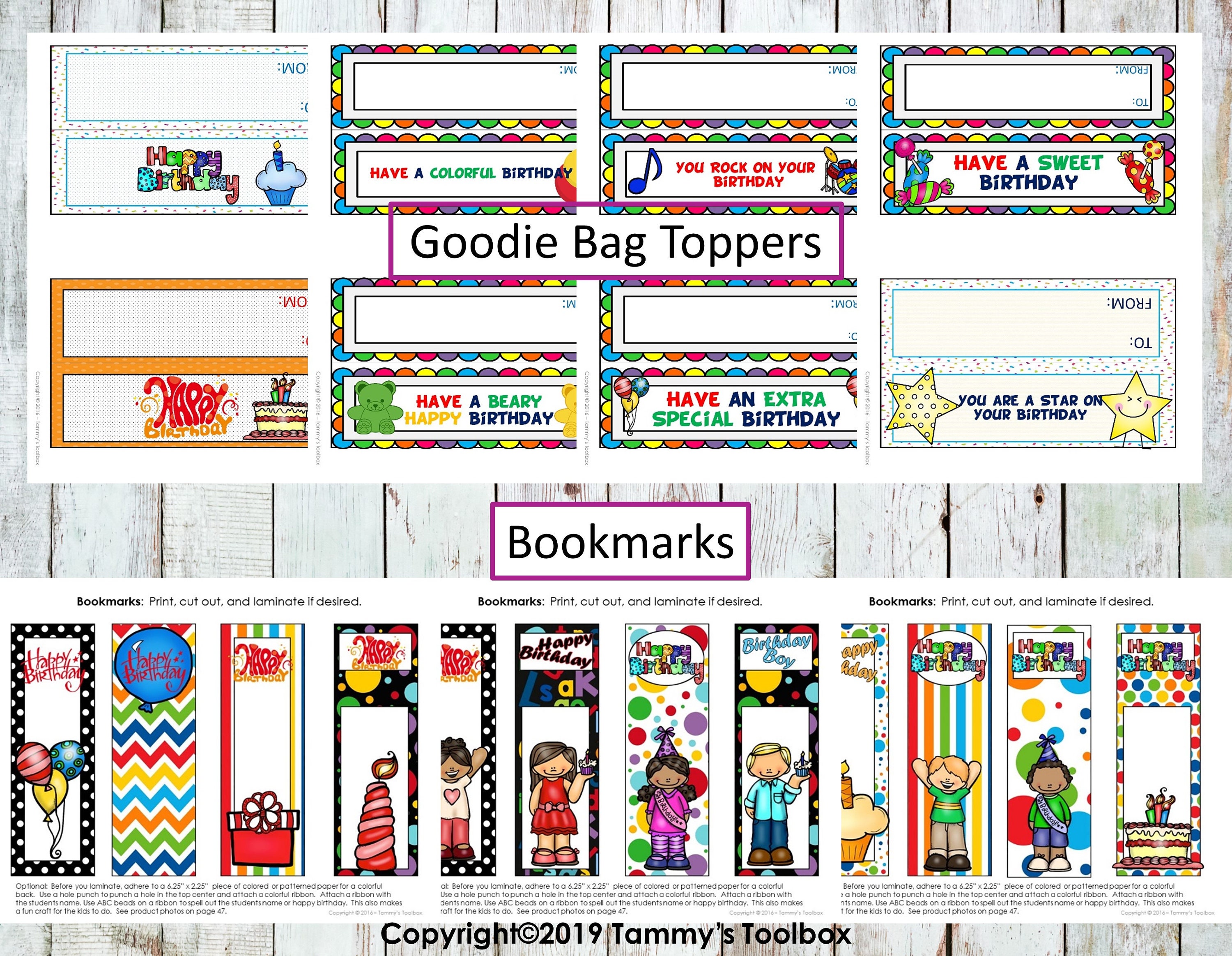 Birthday Bulletin Board Display, Printable Birthday Decorations ...