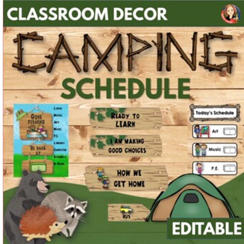Camping Classroom - Etsy