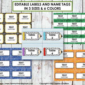 Classroom Decor Bundle in Pencil Theme | Editable, Back to School ...