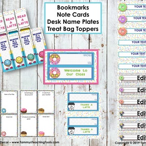 Donut Classroom Decor Bundle, Donut Theme Bulletin Board, Classroom ...