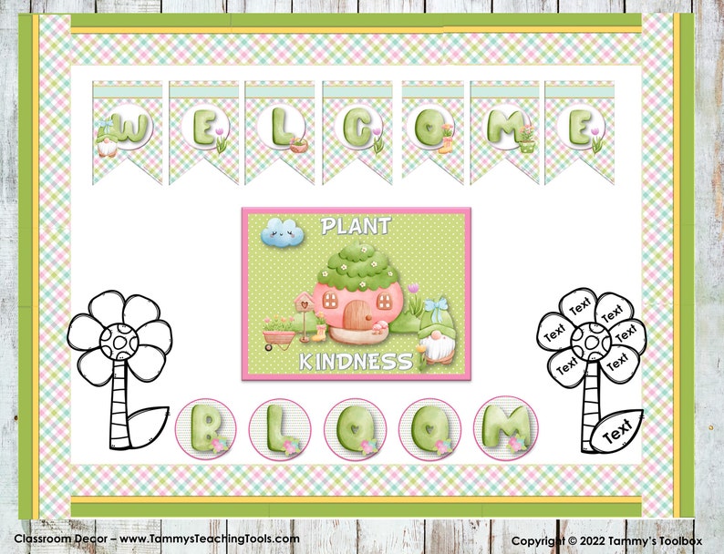 Four Seasons Bulletin Board Bundle for Spring, Summer, Fall, Winter - Etsy