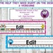 Editable Desk Name Plates, Class Name Tags, and Table Signs in Bright ...