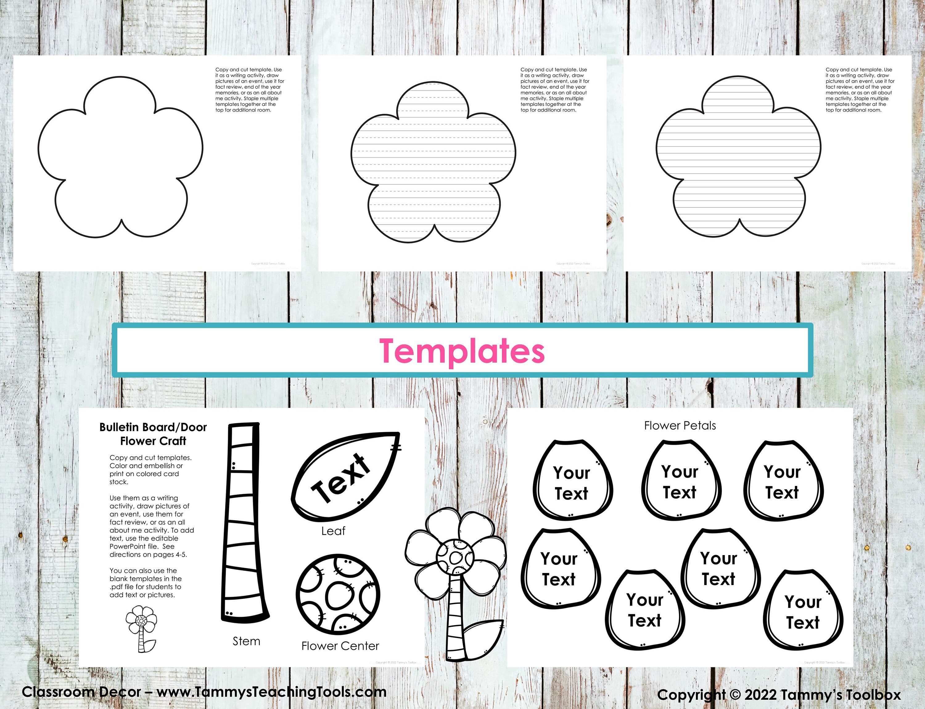 Spring Bulletin Board Kit With Writing Activities, Gnome Spring ...