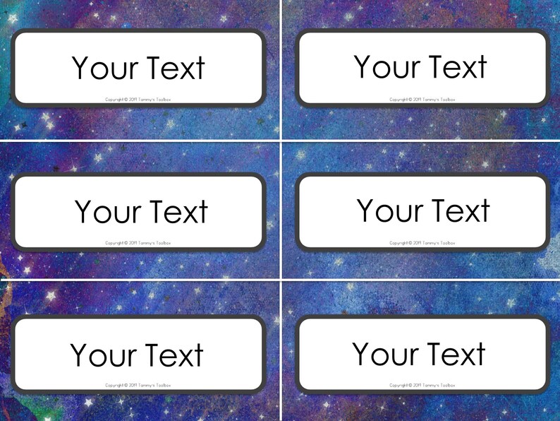 Sight Word and Phonics Word Wall in Galaxy Outer Space Theme, Printable ...