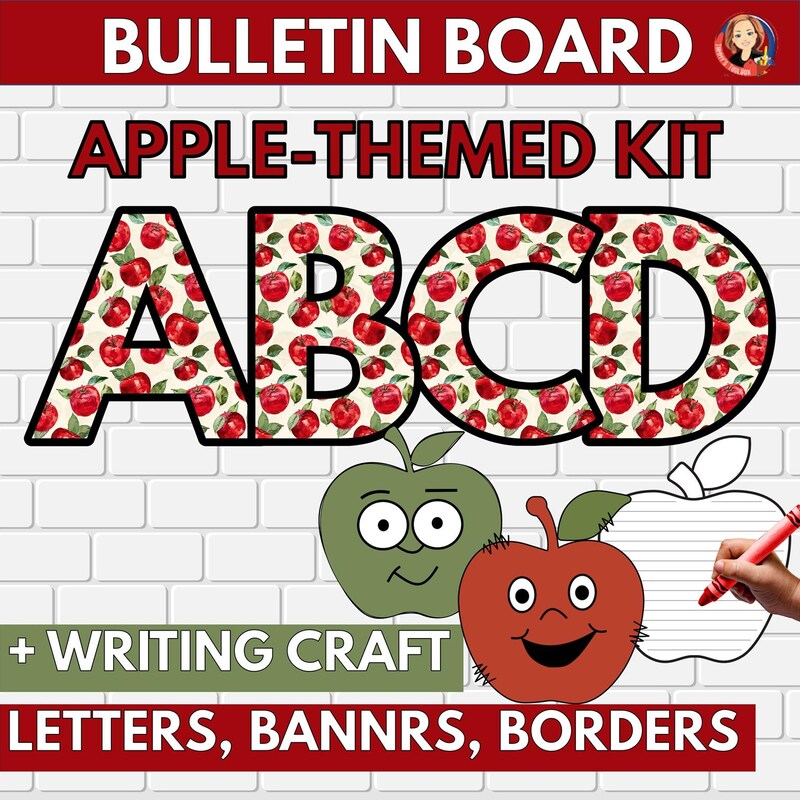 Apple Bulletin Board - Etsy