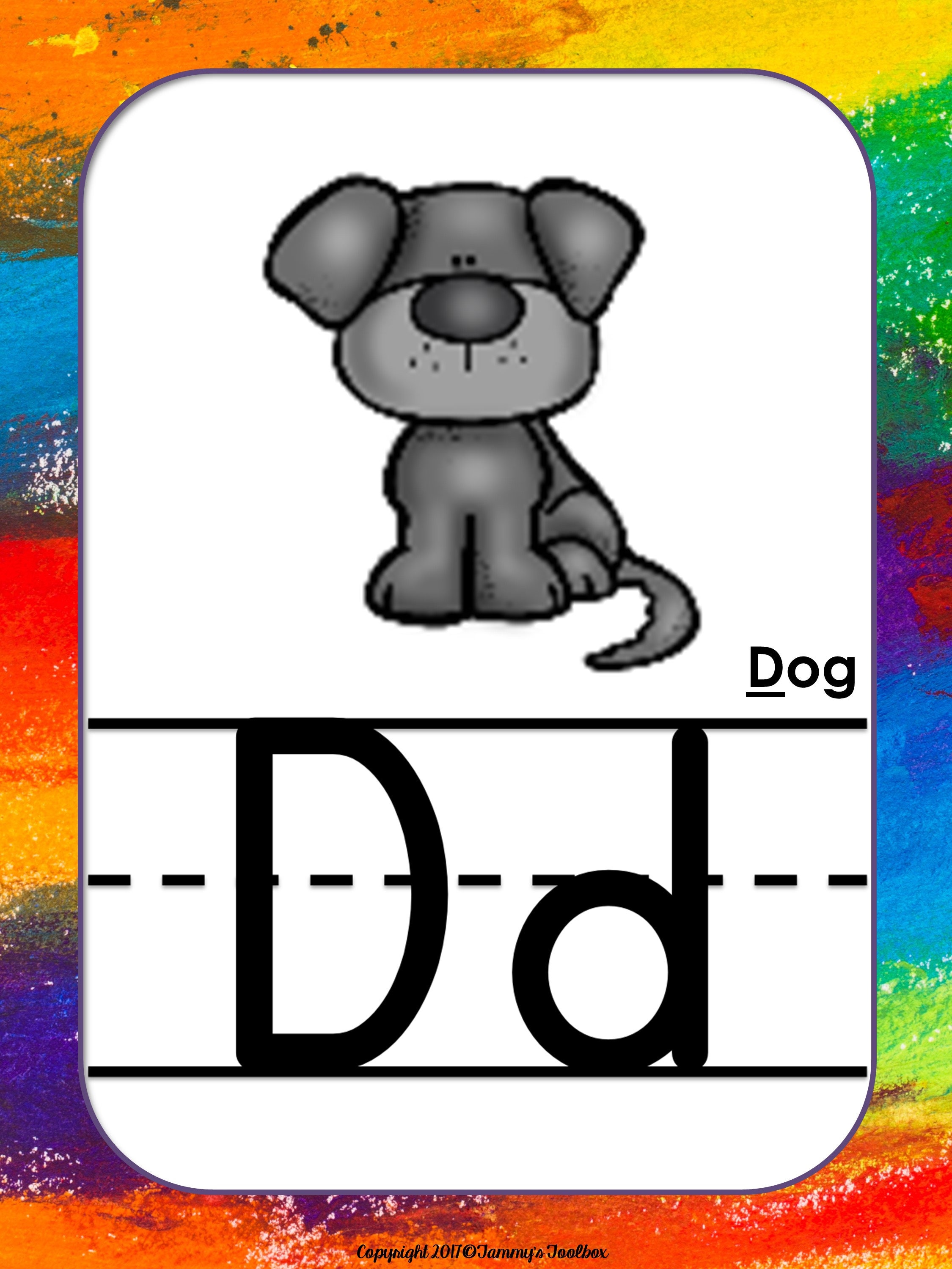 Printable Rainbow Alphabet and Phonics Posters, Phonics Anchor Charts ...