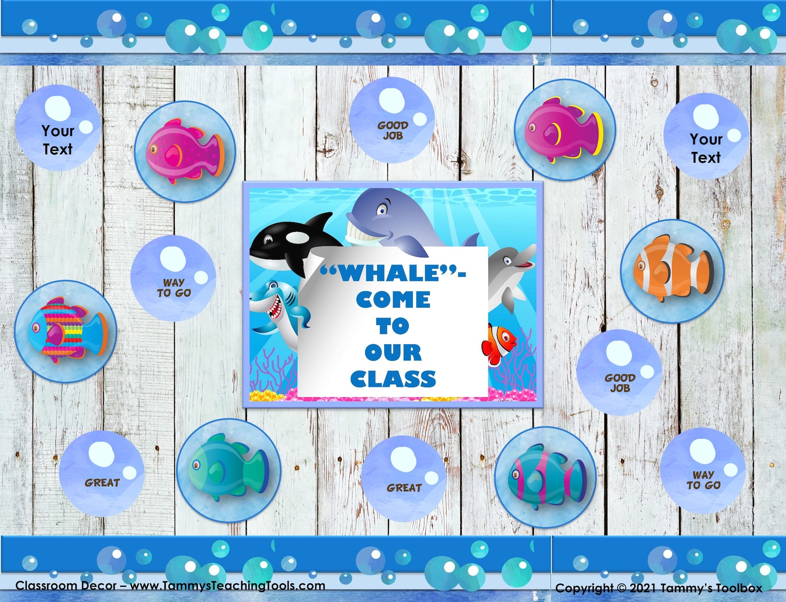 Ocean Under the Sea Classroom Decor Bundle - Etsy