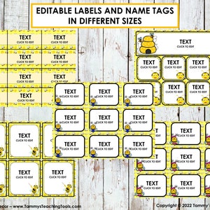 Bee Classroom Decor Theme and Activities, Bee Bulletin Board, Bee Theme ...