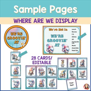 Groovy Retro Classroom Decor Bundle, With Bonus Back to School Craft ...