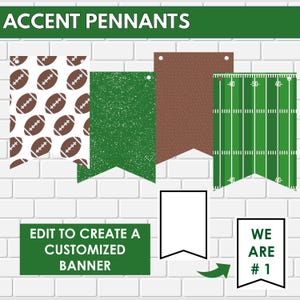 Football Bulletin Board Letters, Printable Football Bulletin Board Kit ...