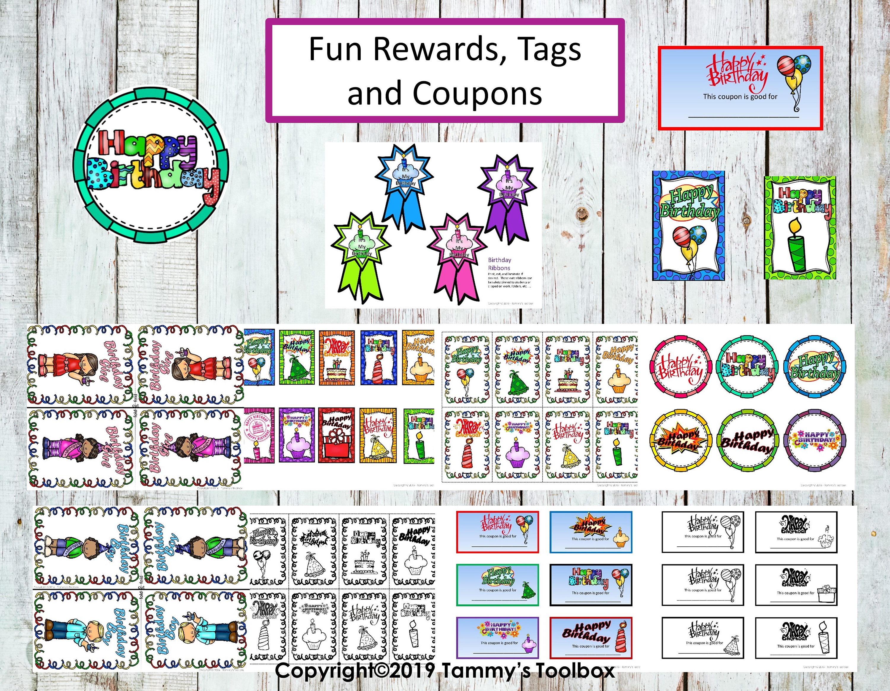 Birthday Bulletin Board Display, Printable Birthday Decorations ...