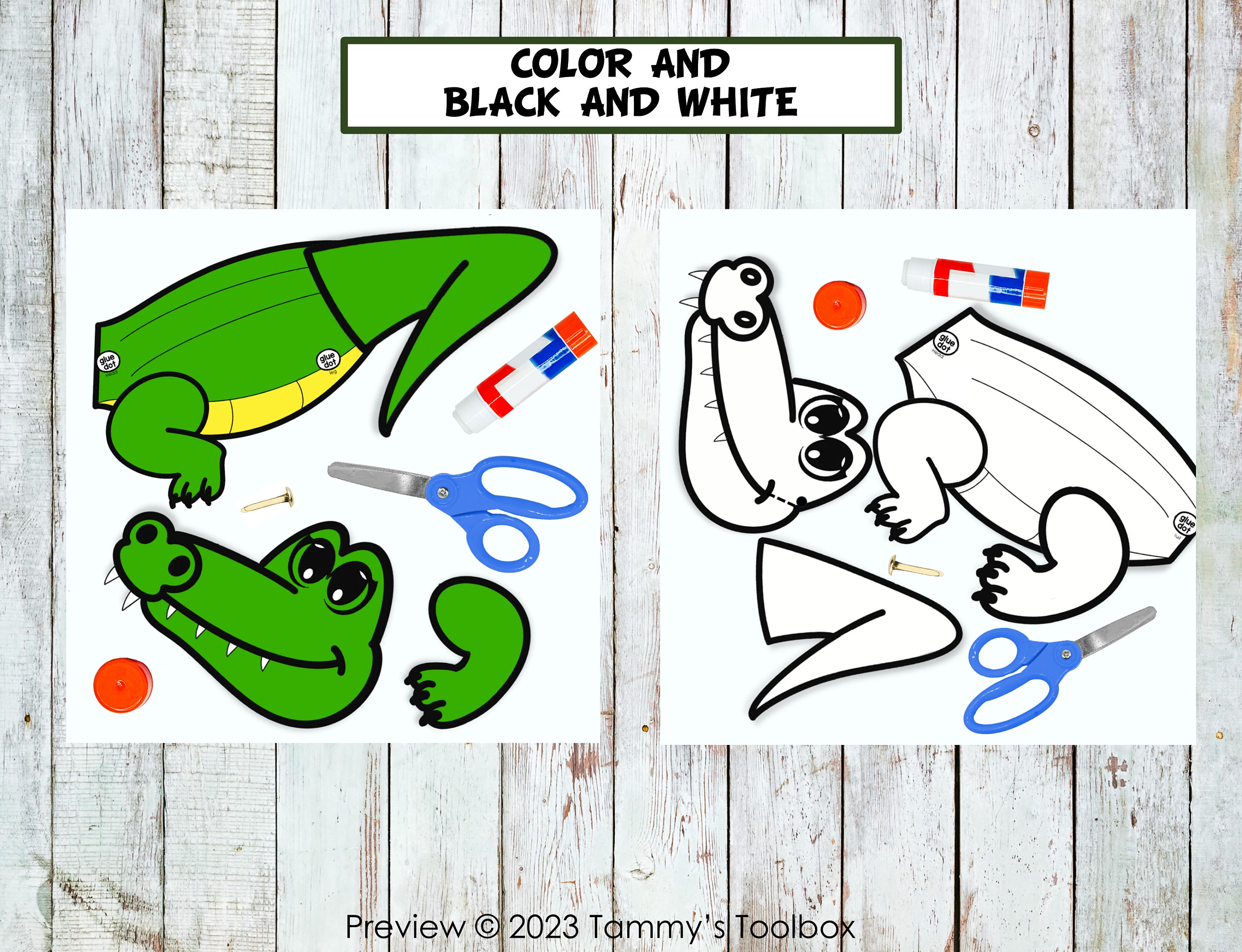 Alligator Craft, Alligator Swamp Theme Classroom, Alligator Party Decor ...