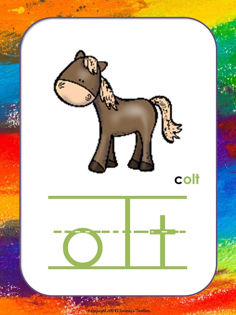 Printable Rainbow Alphabet and Phonics Posters, Phonics Anchor Charts ...