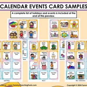 Groovy Retro Gnome Classroom Calendar Set, Editable, Printable Bulletin ...