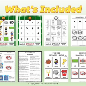 Phonics Fun: Consonant Letter Sound Bingo Game for Young Children ...