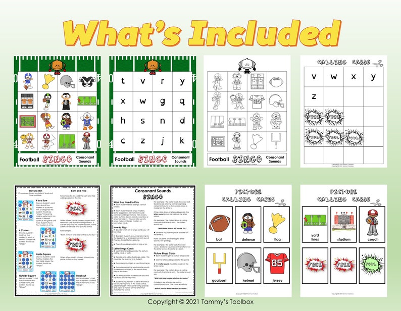 Phonics Fun: Consonant Letter Sound Bingo Game for Young Children ...