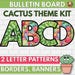 Cactus Classroom Decor Kit: Back to School Bulletin Board Set With A-Z ...