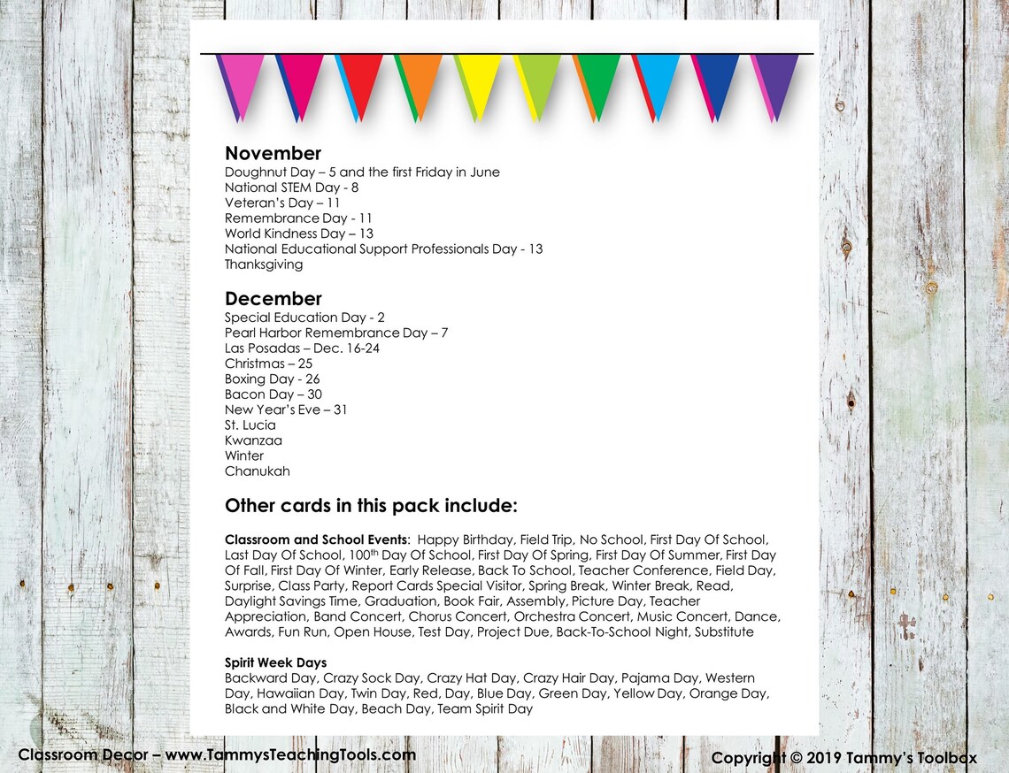 Editable Classroom Calendar in a Camping Theme, Printable Rustic ...