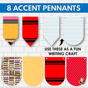 Colorful Back to School Bulletin Board Kit With Letters, Banners, and ...