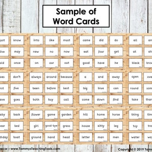 Sight Word Wall and Phonics Word Wall in Rustic Wood Camping Theme ...