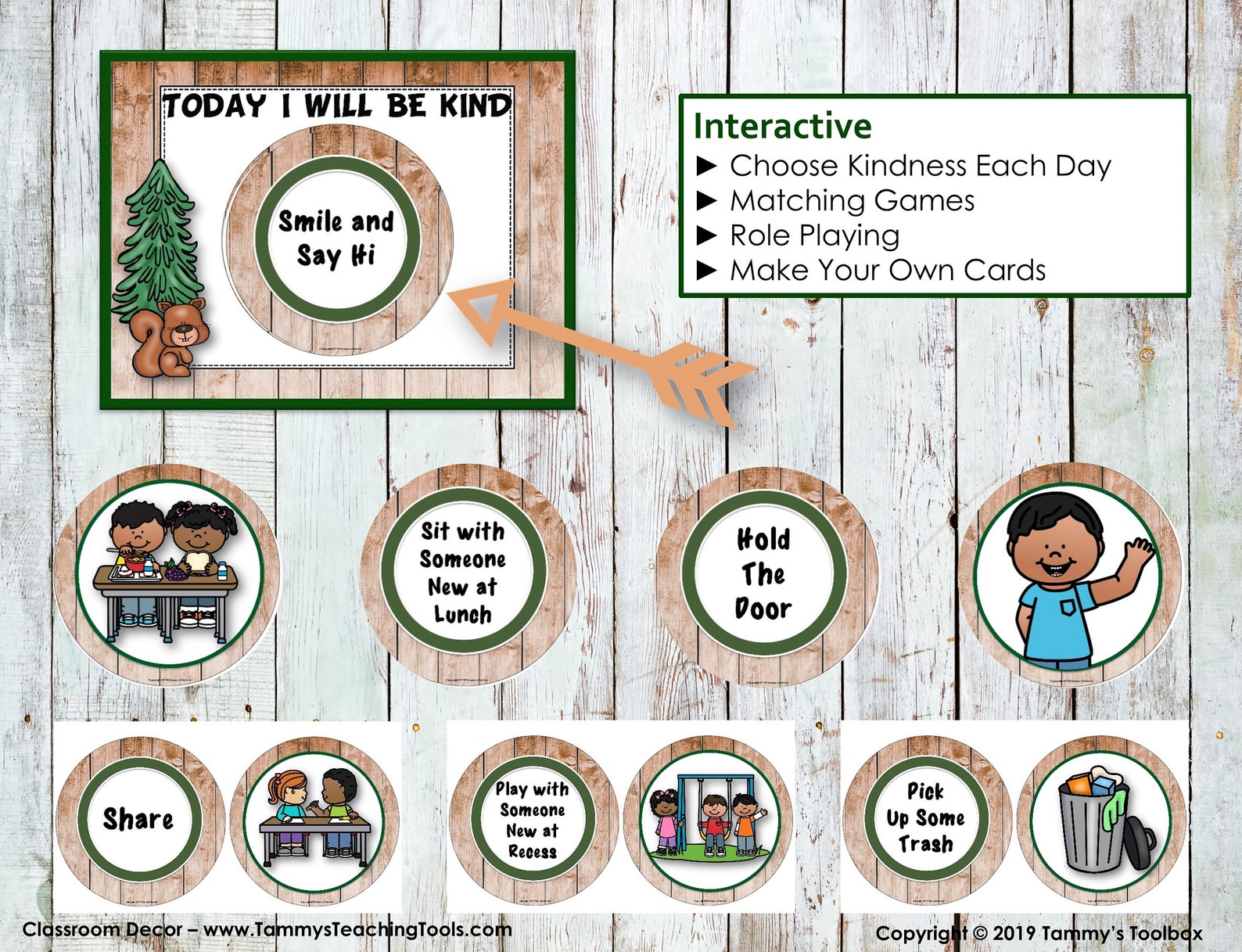 Camp Kindness Activities and Camping Classroom Decor Bulletin Board ...