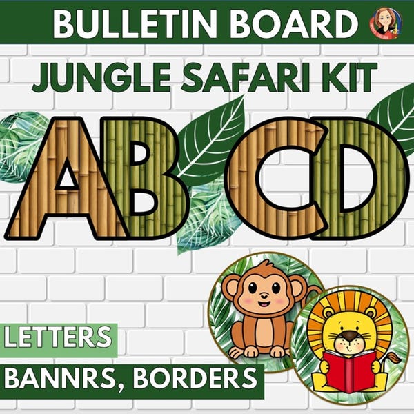 Jungle Classroom - Etsy