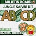 Jungle Safari Theme Classroom Decor Growth Mindset Banners, Bulletin ...