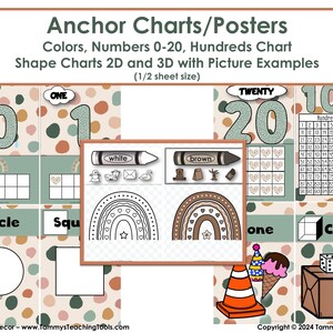 Boho Rainbow Classroom Decor Theme, Neutral Calm Classroom Decor Basics ...