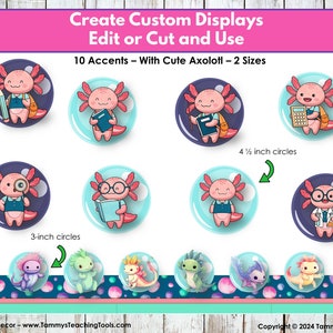 Axolotl Bulletin Board Kit, Classroom Reading Decor, Axolotl ...