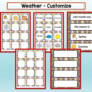 Editable Classroom Calendar in Crayon Theme, Crayon Classroom Decor ...