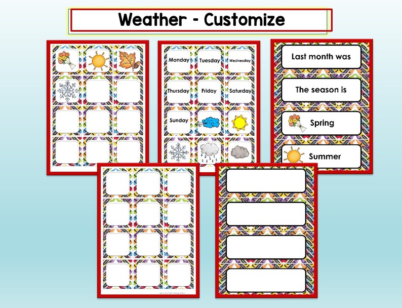 Editable Classroom Calendar in Crayon Theme, Crayon Classroom Decor ...