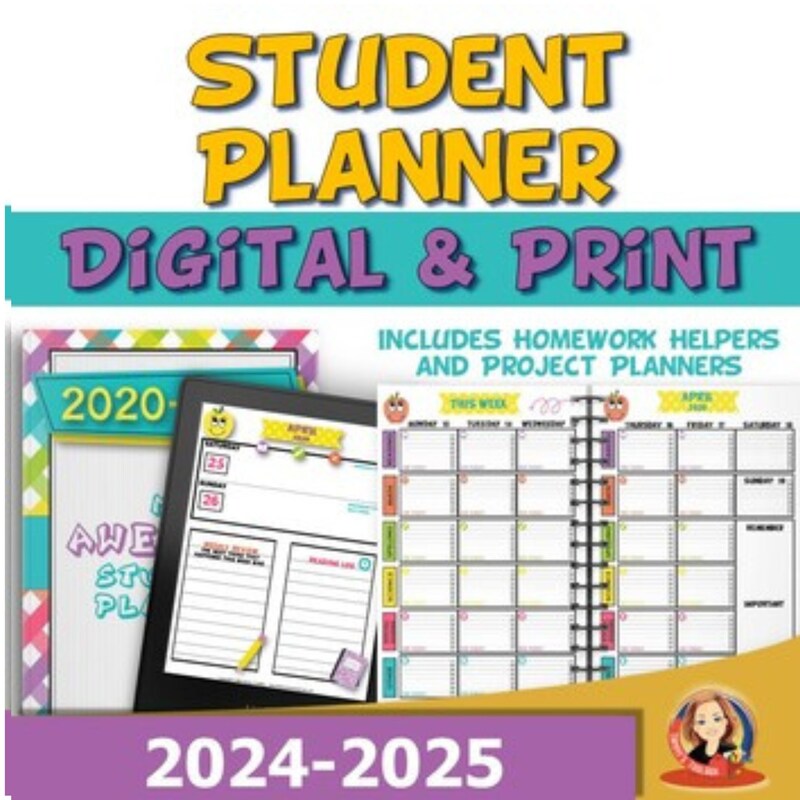Student Planner - Etsy