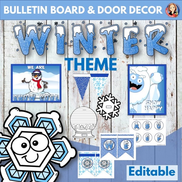 Winter Classroom - Etsy