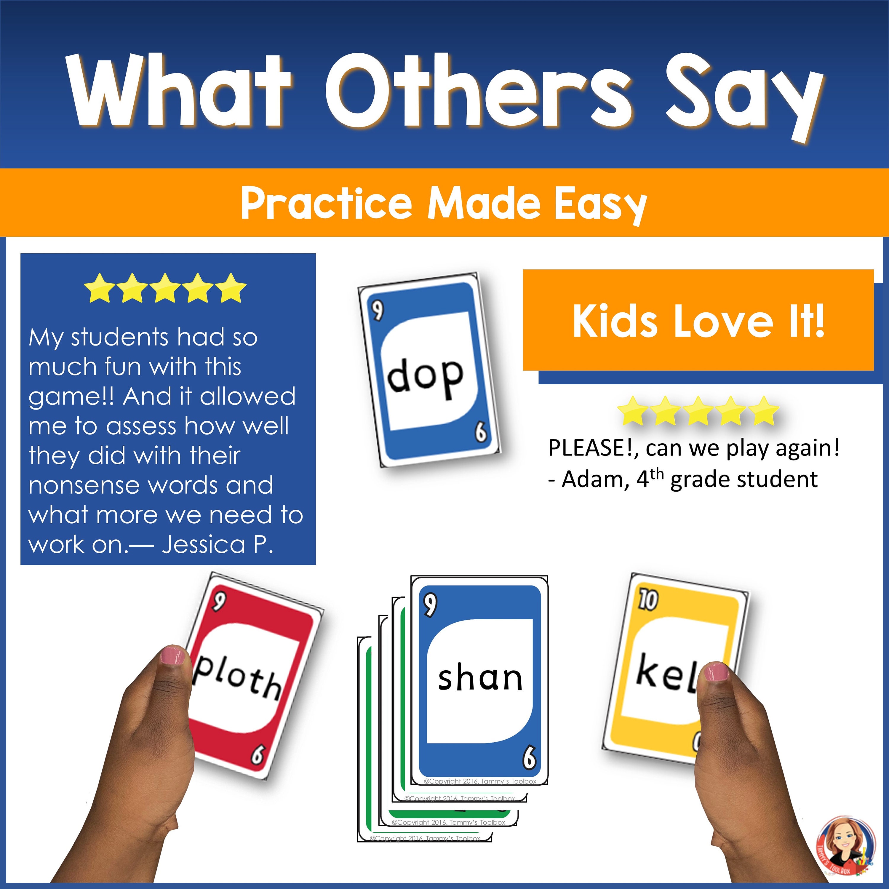 Decoding Nonsense Words Phonics Card Game for Classroom and Home. Fun ...