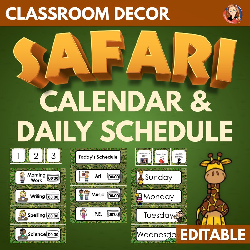 Safari Classroom - Etsy
