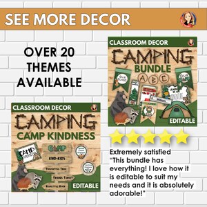 S'more Camping Classroom Decor Bulletin Board Kit, S'more Bulletin ...