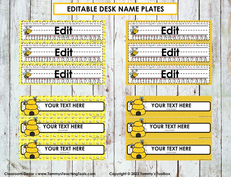 Bee Classroom Decor Theme and Activities, Bee Bulletin Board, Bee Theme ...