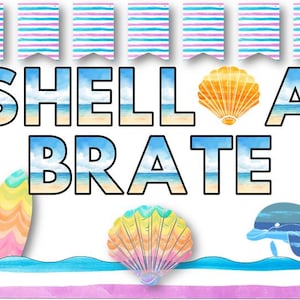 Tropical Ocean Classroom Decor Theme Bulletin Board Letters, Beach ...