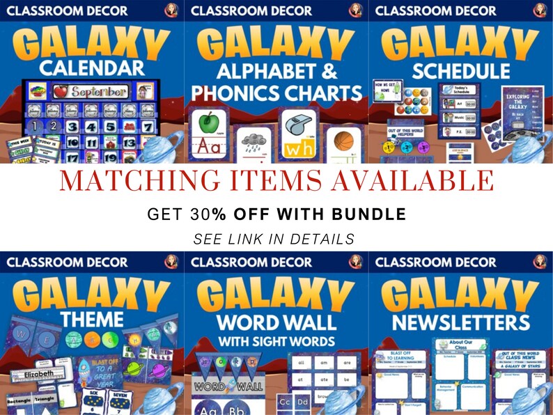 Galaxy Outer Space Classroom Classroom Newsletter Templates, Printable ...