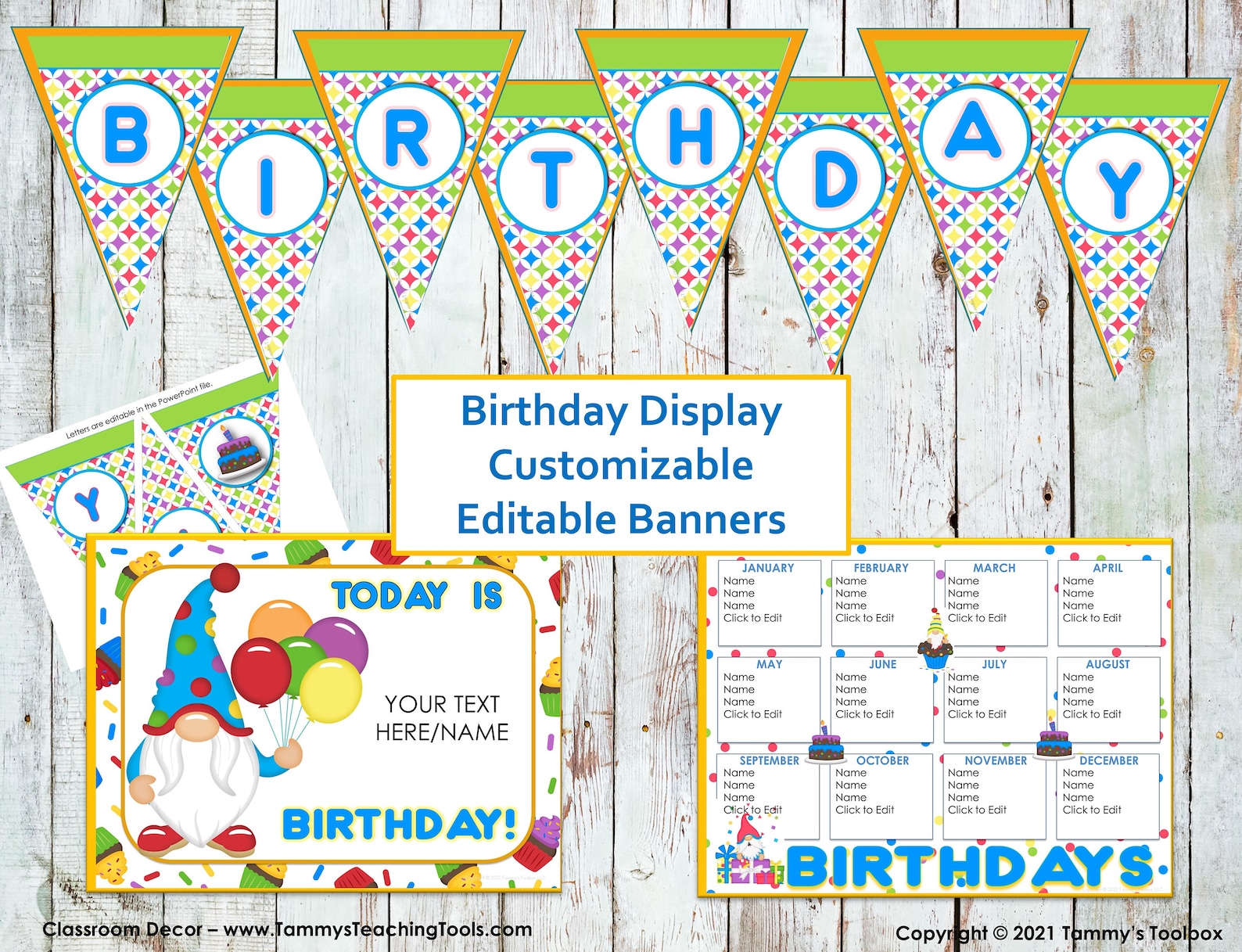 School Gnomes Theme Classroom Decor Bundle and Activities With ...