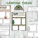 EDITABLE Camping Classroom Newsletter Templates, Rustic Classroom ...