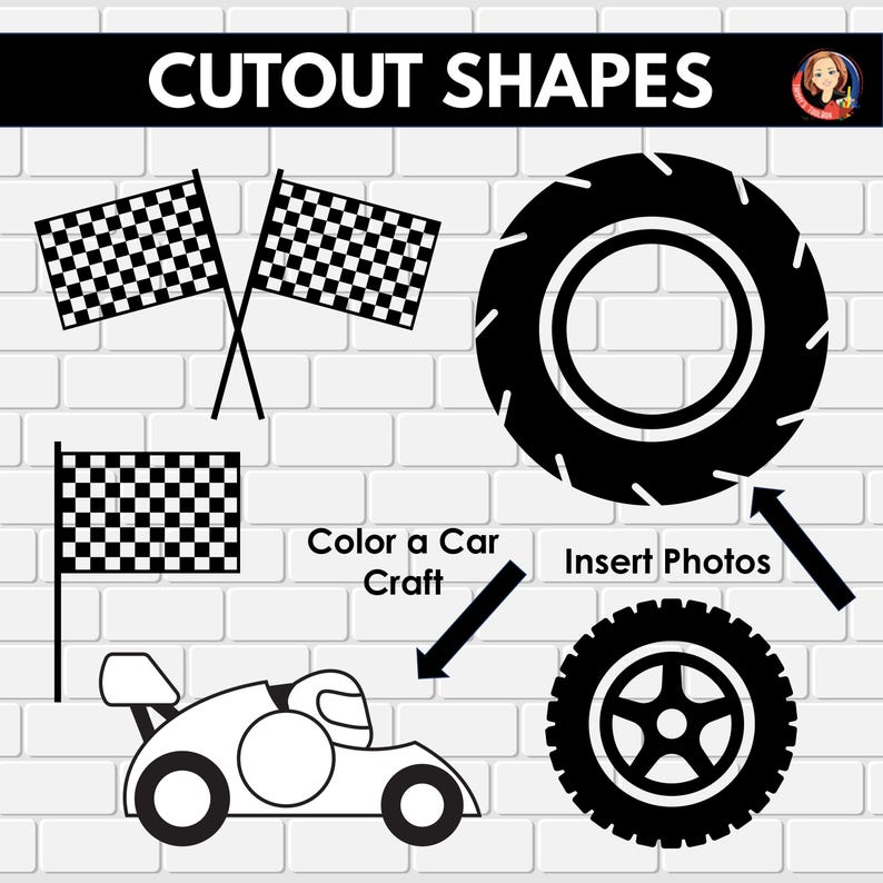 Race Car, Checkered Flag Bulletin Board Letters, Back to School ...