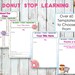 Digital and Printable Classroom Newsletter Templates in Donut Theme ...