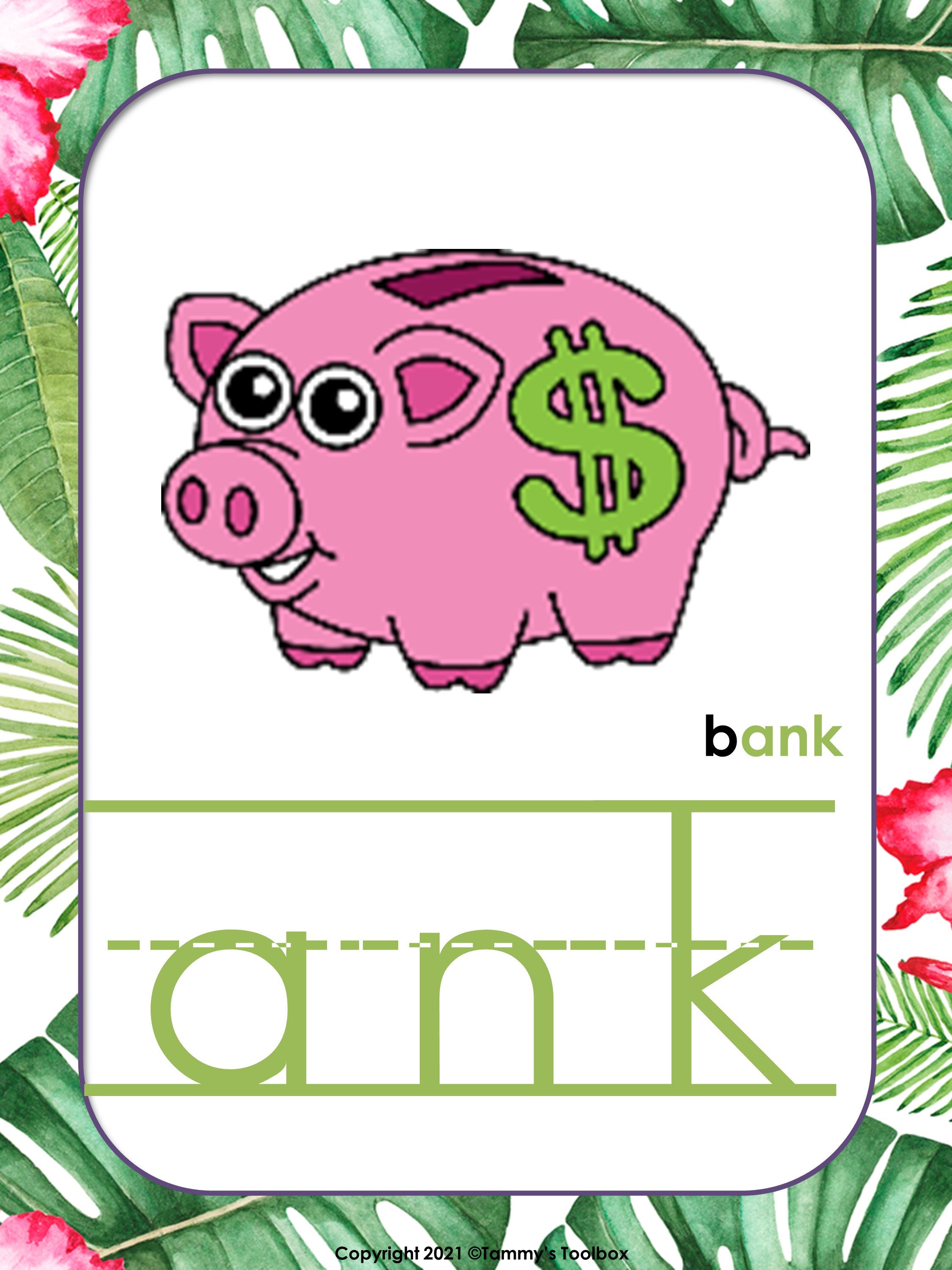 Tropical Theme Alphabet Posters and Phonics Charts, Tropical Classroom ...