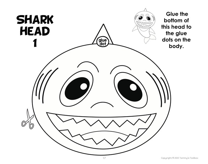 Ocean Under the Sea Theme All About Me Craft Set, Sea Life Craft, Ocean ...